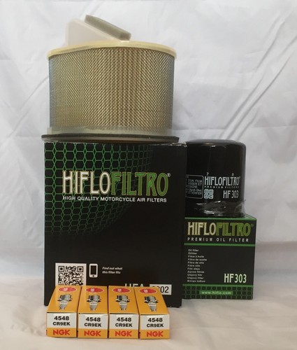 Service Kit For KAWASAKI Z800 / Z800e (2013 to 2016) Filters and 4 x ...