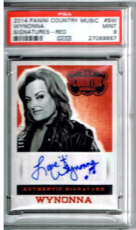 2014 Panini Country Wynonna Signatures - Red PSA 9 | eBay