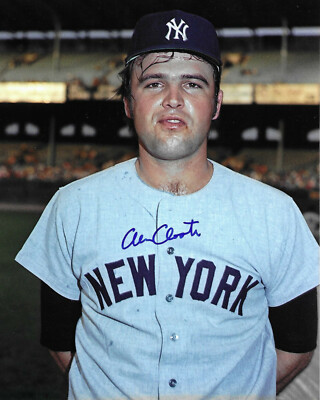 ALAN CLOSTER Autographed Signed 8 x 10 Baseball Photo New York Yankees ...