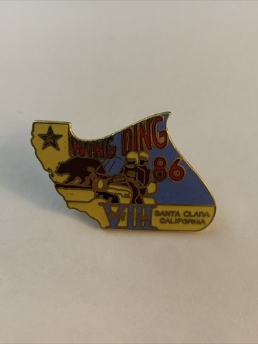 GWRRA Wing Ding 86 VIII Santa Clara CA Best Hat Pin Souvenir | eBay