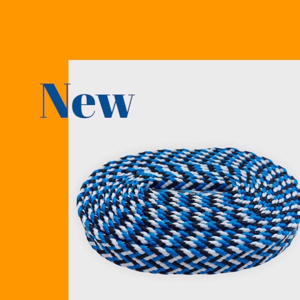 NEW Strings Wave Shoelaces 3/4" Wide 45 Long Free Shipping | eBay