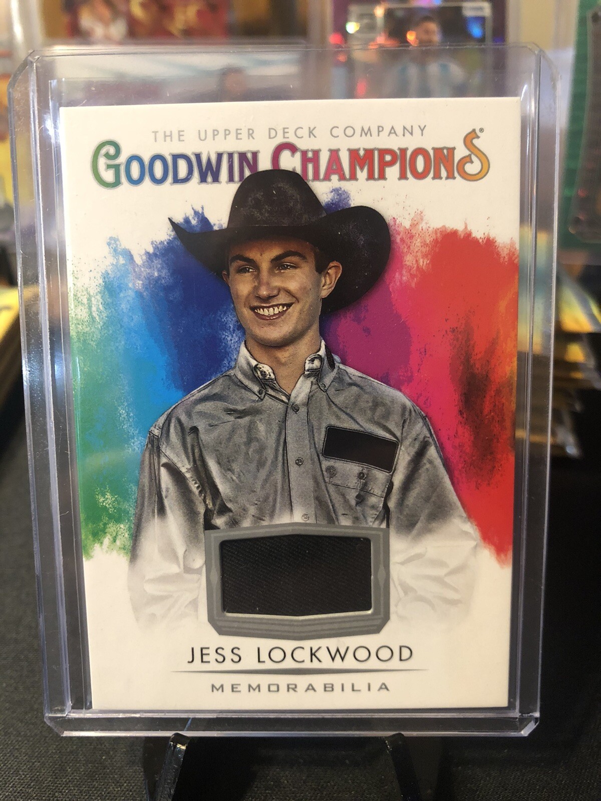 2021 Goodwin Champions Splash of Color Memorabilia Jess Lockwood #SM-JL ...