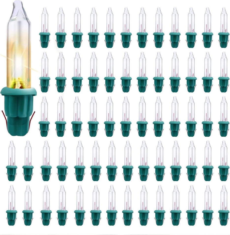 200 Count Replacement Christmas Tree Light Bulbs 2.5V 0.425 Watt Mini ...