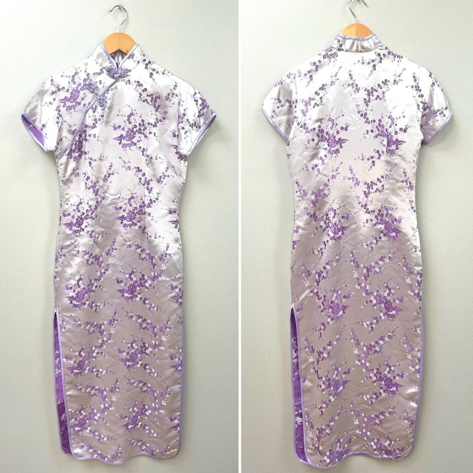 Vintage Y2K Traditional Chinese Dress Qipao in Floral… - Gem