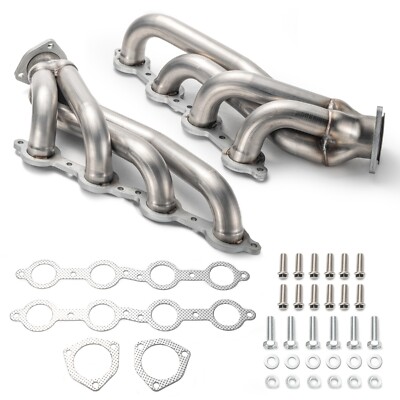 Shorty Exhaust Header for Chevy LS1/LS2/LS3/LS6/LS7 2010-2015 Chevelle ...