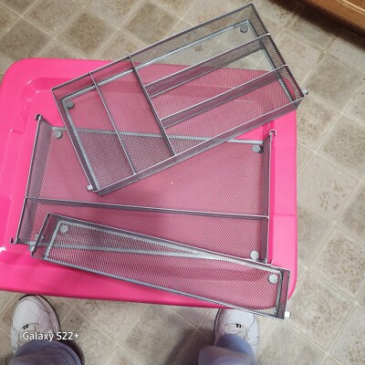 Desk & Drawer Organizers - Wire Mesh Desk