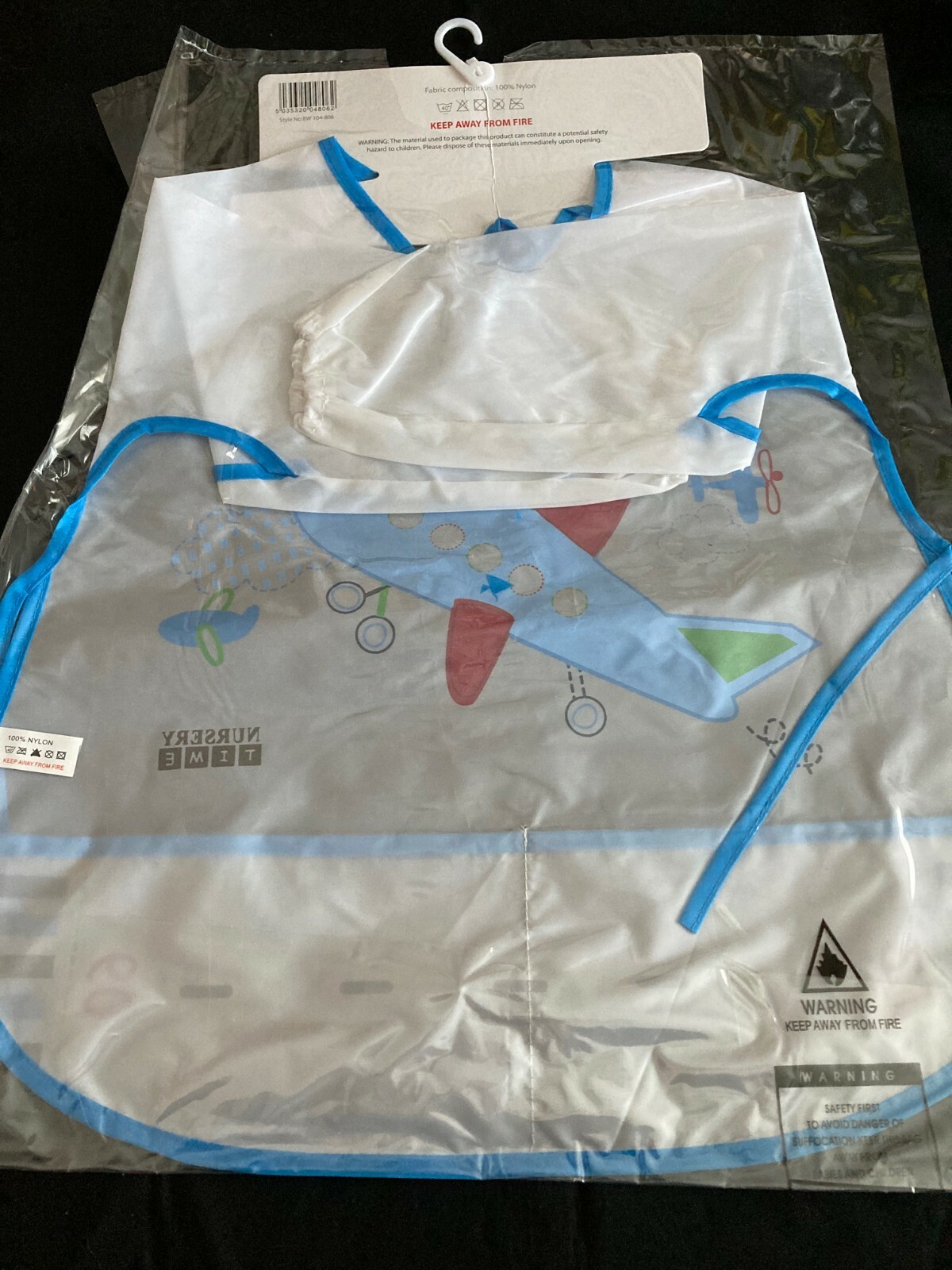 BABY BOYS GIRLS LONG SLEEVE TERRY TOWELLING WATERPROOF PEVA TODDLER ...