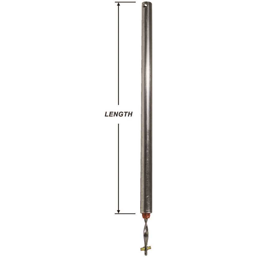 9/16 in. Dia x 23 in. L Tube x 23-3/4 in. L Rod Spiral Tube Window ...