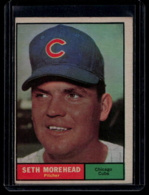 1961 Topps VG-EX Seth Morehead #107 Chicago Cubs | eBay