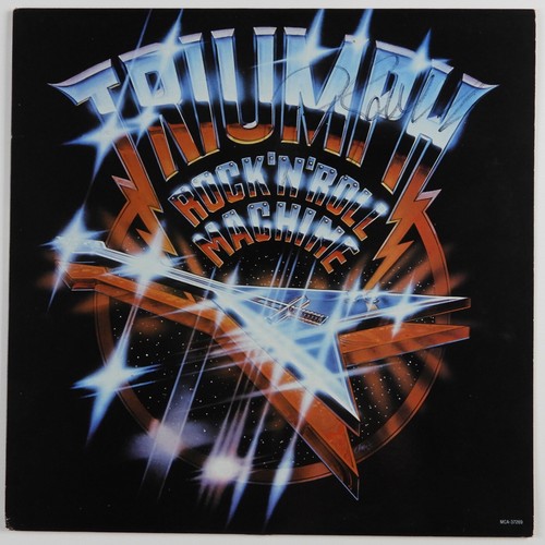 Triumph JSA Signed Autograph Album Record Vinyl Rock n Roll Machine | eBay