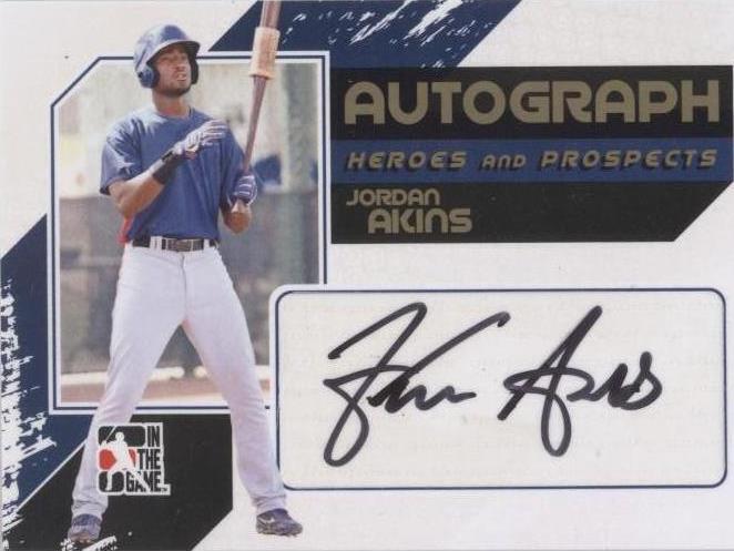 2011 In the Game Heroes and Prospects - Autographs Jordan Akins #A-JA ...