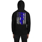 Blue Line Silhouette American Flag Lineman Electrician Unisex Hoodie | eBay