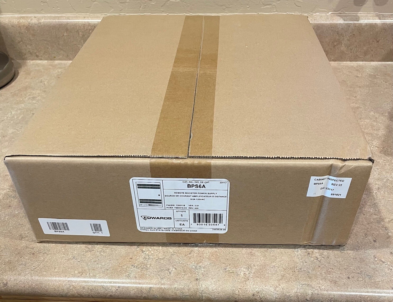 EDWARDS ESTBPS6A REMOTE BOOSTER POWER SUPPLY | eBay