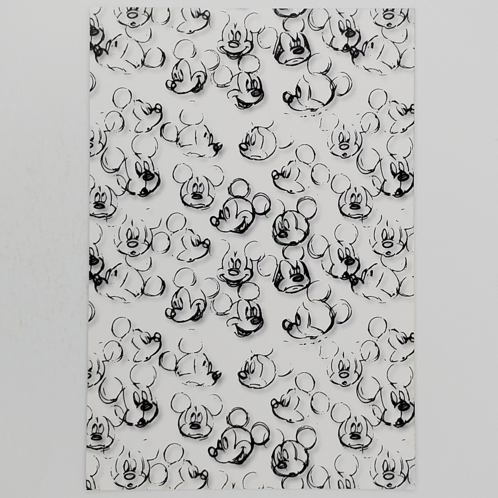 Mickey Mouse Postcard True Original 90 Years of Magic Disney Sketch ...