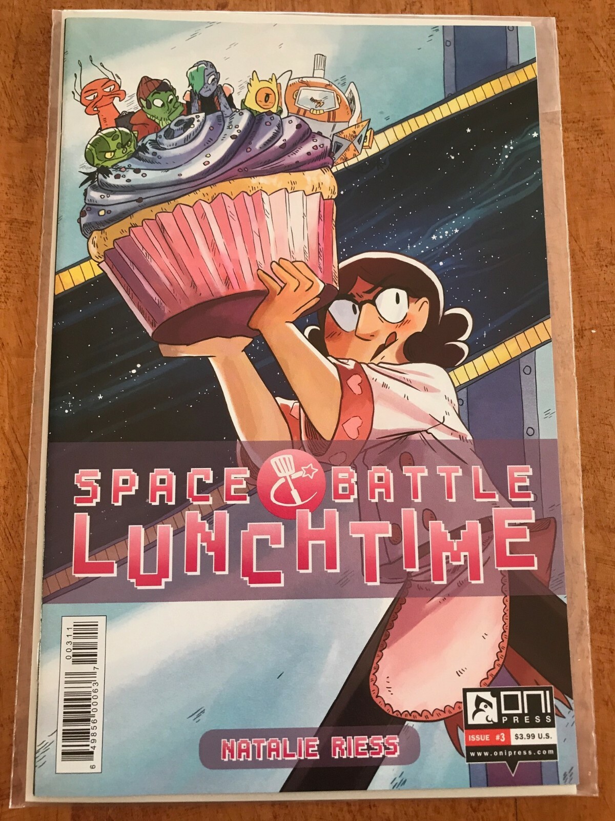 SPACE BATTLE LUNCHTIME #3 ONI PRESS 2016 NATALIE RIESS - NM | eBay