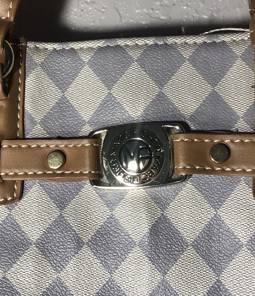 Marc Fisher Check Mate Satchel | eBay