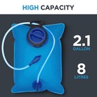 Hydration Bladder Large 8 Liter/2 Gallon Water Reservoir with Large ...
