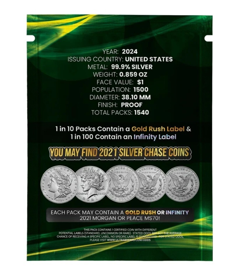 Ultra Break Silver Dollar Legends SEAL PACKAGE | eBay