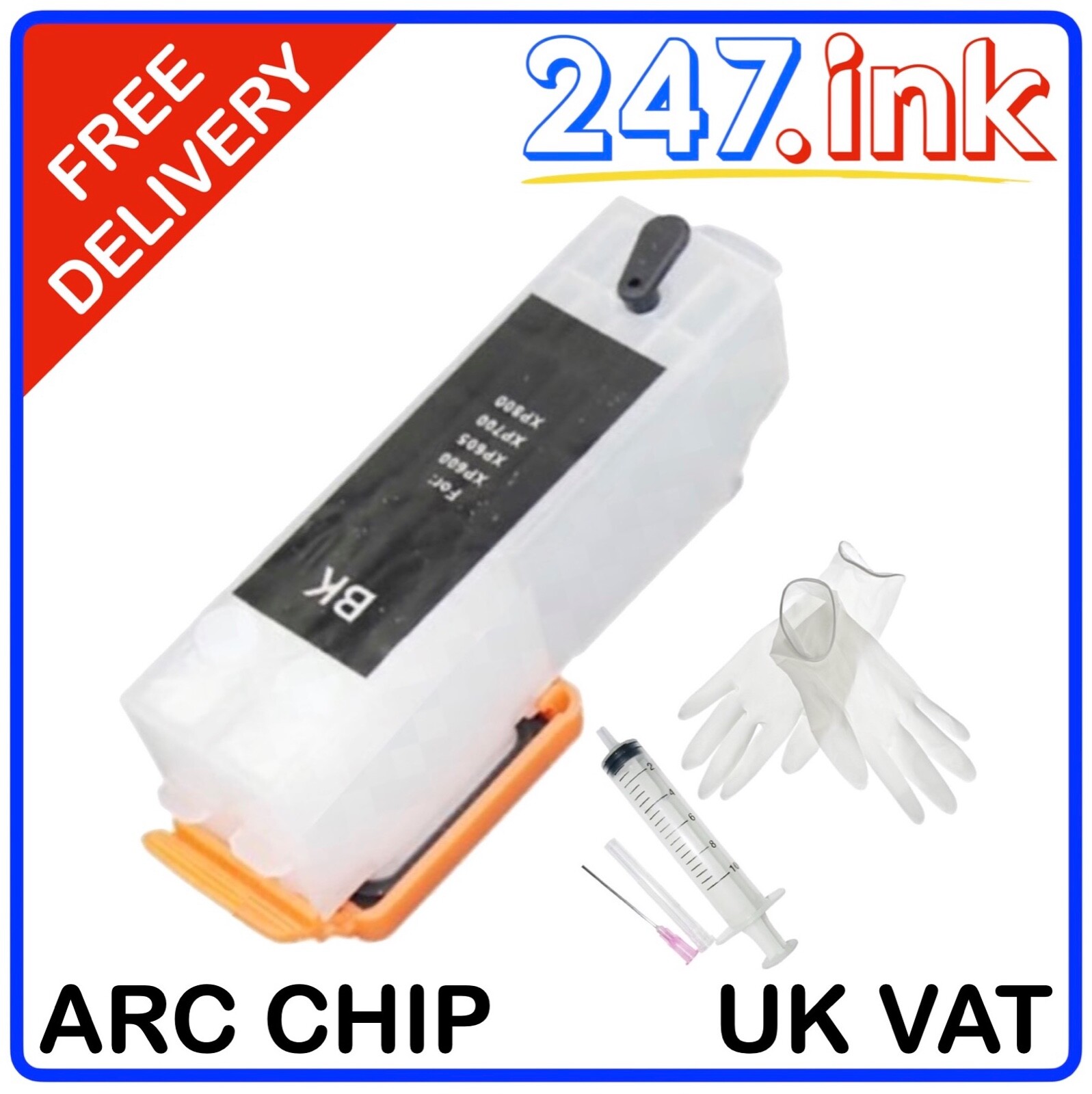 26XL Refillable ARC Cartridges For Epson XP625 XP620 XP615 XP610 LOT ...