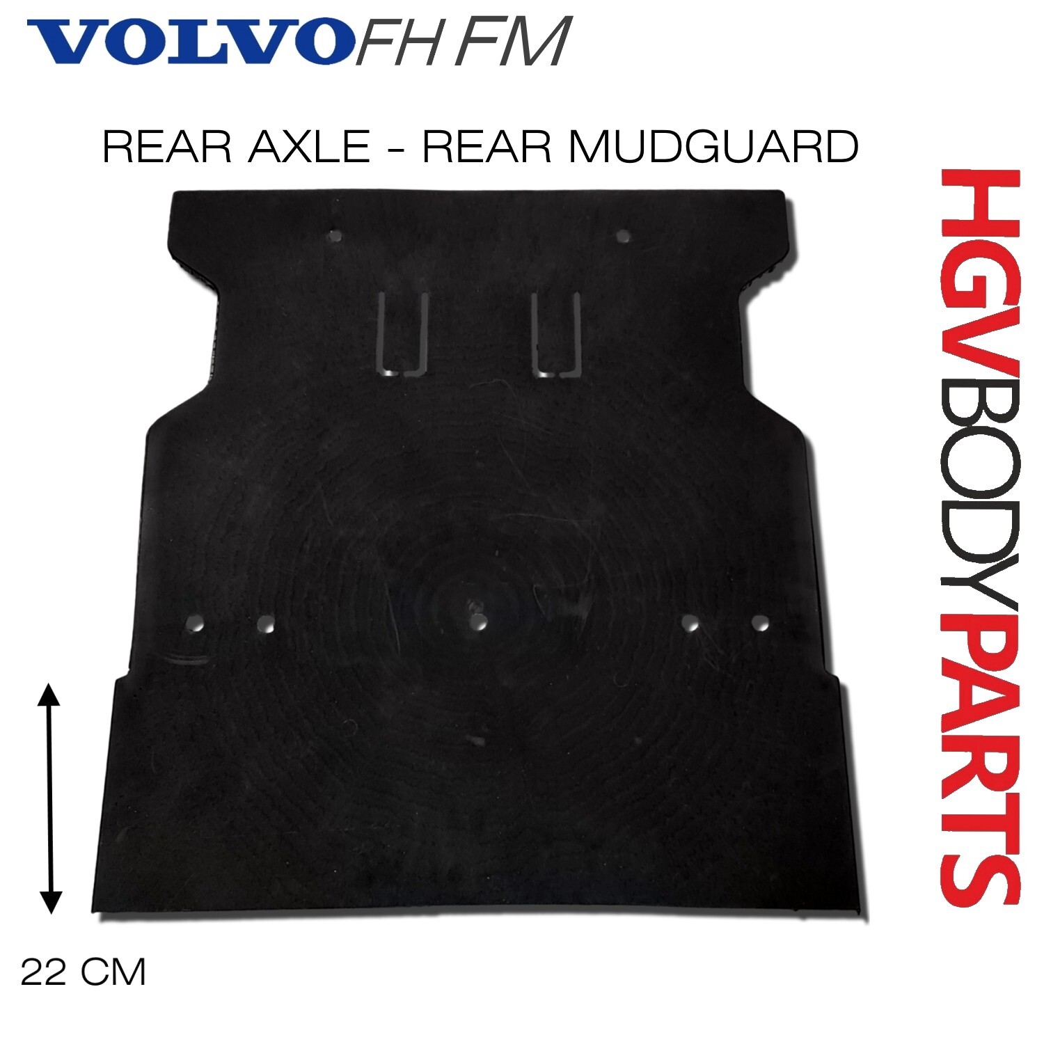 Volvo FH FM Rear Axle Mudguard Spray Suppression Mudflap Volvo 2018 ...