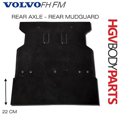 Volvo FH FM Rear Axle Mudguard Spray Suppression Mudflap Volvo 2018 ...