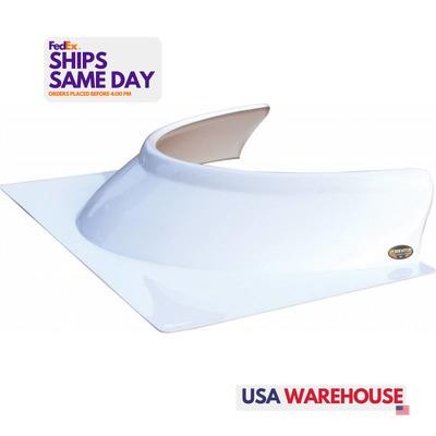 Dominator Race 901-WH, One White Plastic Rock Guard Formed 4.5In Tall ...