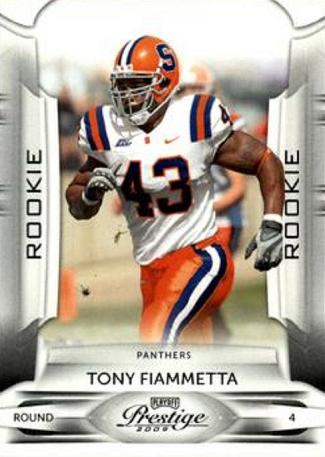 2009 Playoff Prestige #126 Tony Fiammetta RC Syracuse Orange Carolina ...