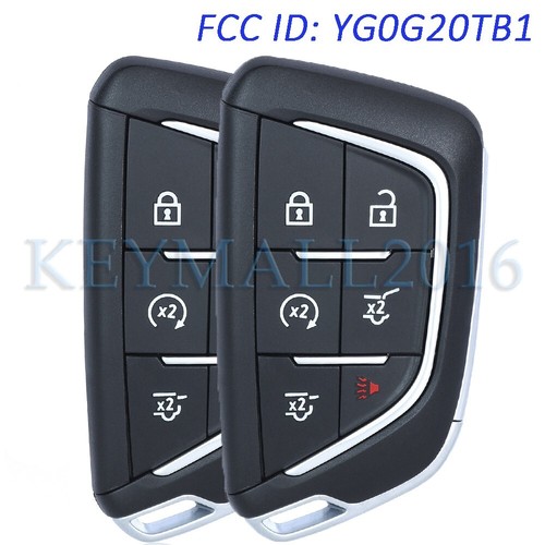 2 YG0G20TB1 Remote Key Fob for Cadillac Escalade 2021 2022 2023 2024 ...