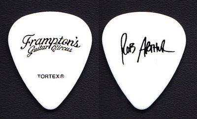 Peter Frampton Guitar Circus Rob Arthur Signature White Guitar Pick ...