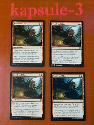 4x Tooth and Claw (LP-NM) | Eternal Masters | MTG Magic Cards | eBay