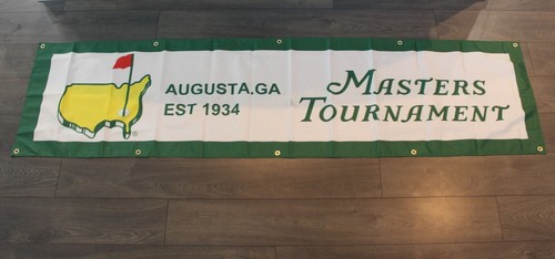 The Masters Golf Tournament Banner Flag Giant 2x8 ft Golfer Augusta ...
