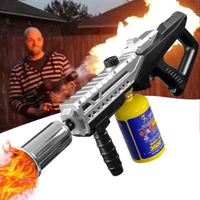 Powerful Propane Torch Gun, Flamethrower With Adjustable Flame, 800 ...