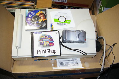 ACER SCANNER, PRINT SHOP SOFTWARE AND OLYMPUS CAMERA....AS SHOWN | eBay