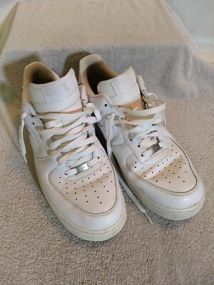 Nike Mens Air Force 1 07 Low White Leather Shoes (315122-111), Size: 12 ...