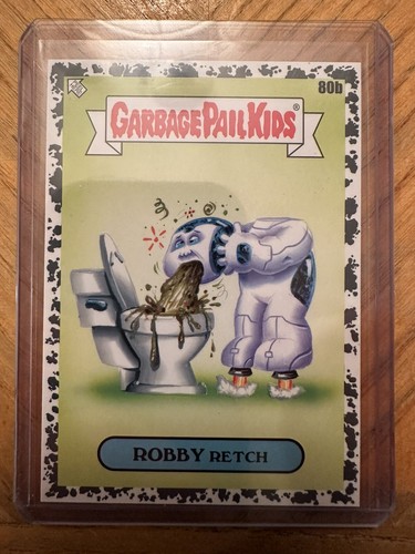 Garbage Pail Kids InterGOOlactic Mayhem 80b ROBBY RETCH Gray Parallel ...