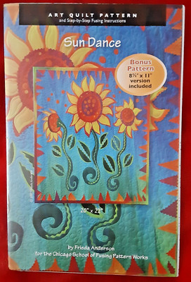 FrieStule Designs - Sun Dance - Art Quilt Pamphlet Pattern Sewing ...