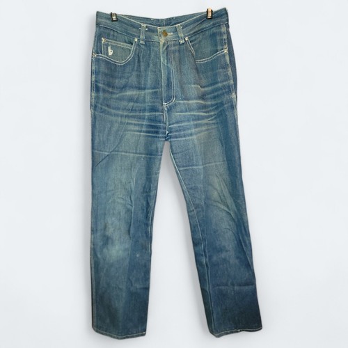 VINTAGE 80s Sasson Jeans Mens 30x30 Blue Denim Dark Wash Stitched. | eBay