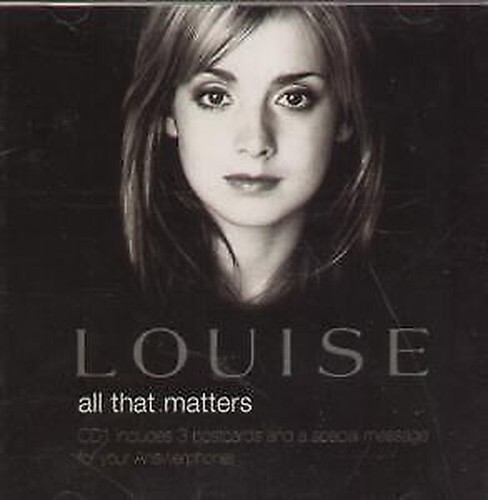 Louise All That Matters double CD UK Emi 1998 2 CD set with postcards b ...