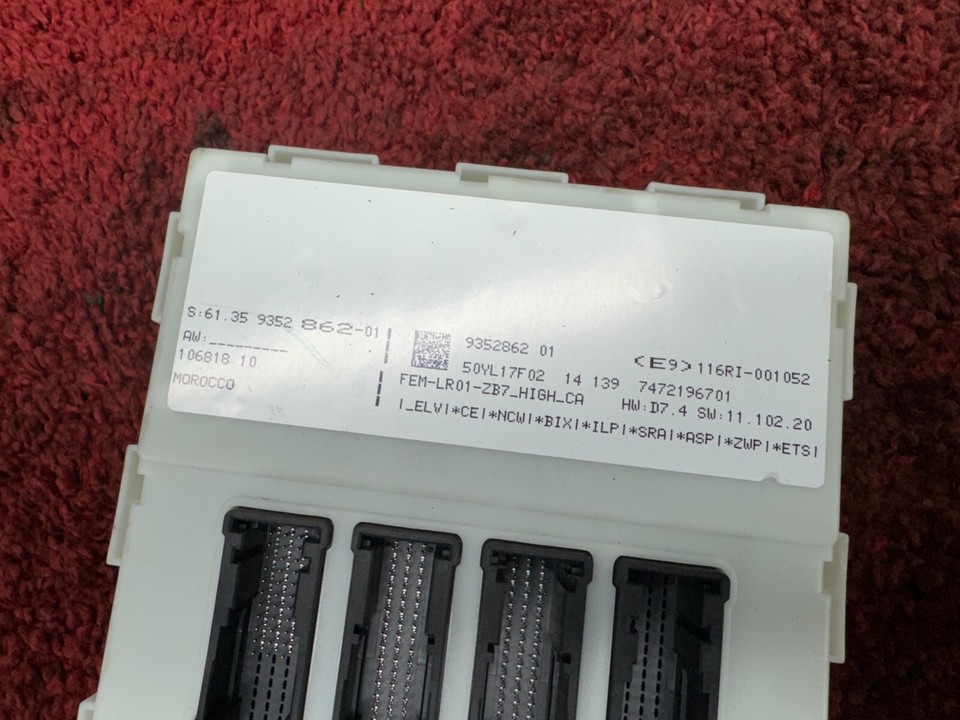 BMW F30 F23 F32 FRONT ELECTRONIC FUSE RELAY DOMAIN BODY CONTROL MODULE ...