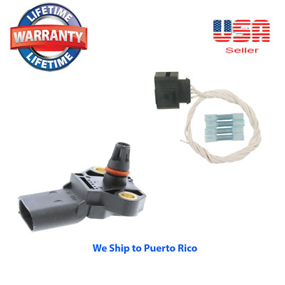 3 Bar MAP Sensor With connector Fit:MK5 TDI Golf Jetta Beetle Passat ...