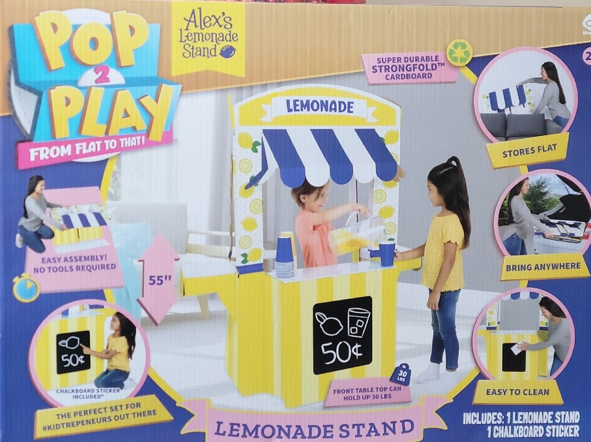 Easy Lemonade Stand Lemonade Stand Sign, Grab A Cup And Pucker Up,