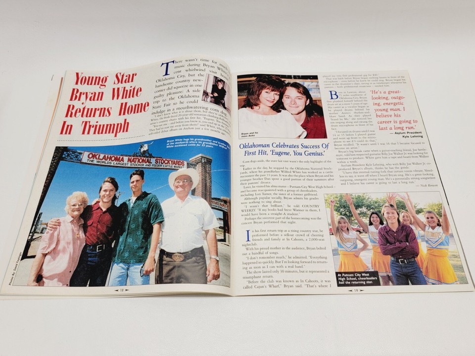 Vintage Country Music Weekly Magazine January 24, 1995 All Stars | eBay