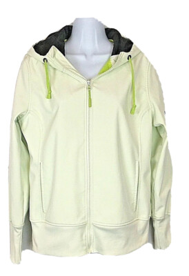 Mondetta Women's Hooded Full Zip Soft Shell Jacket Sweatshirt Fleece ...