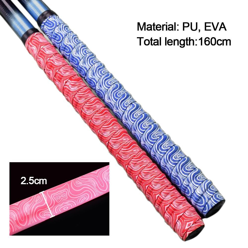 Gradient Colorful Fishing Rod Sweatband Anti Slip Tennis Overgrip ...