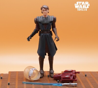 STAR WARS FIGURE 2008 ANIMATED CLONE WARS ANAKIN SKYWALKER CARGO OF ...