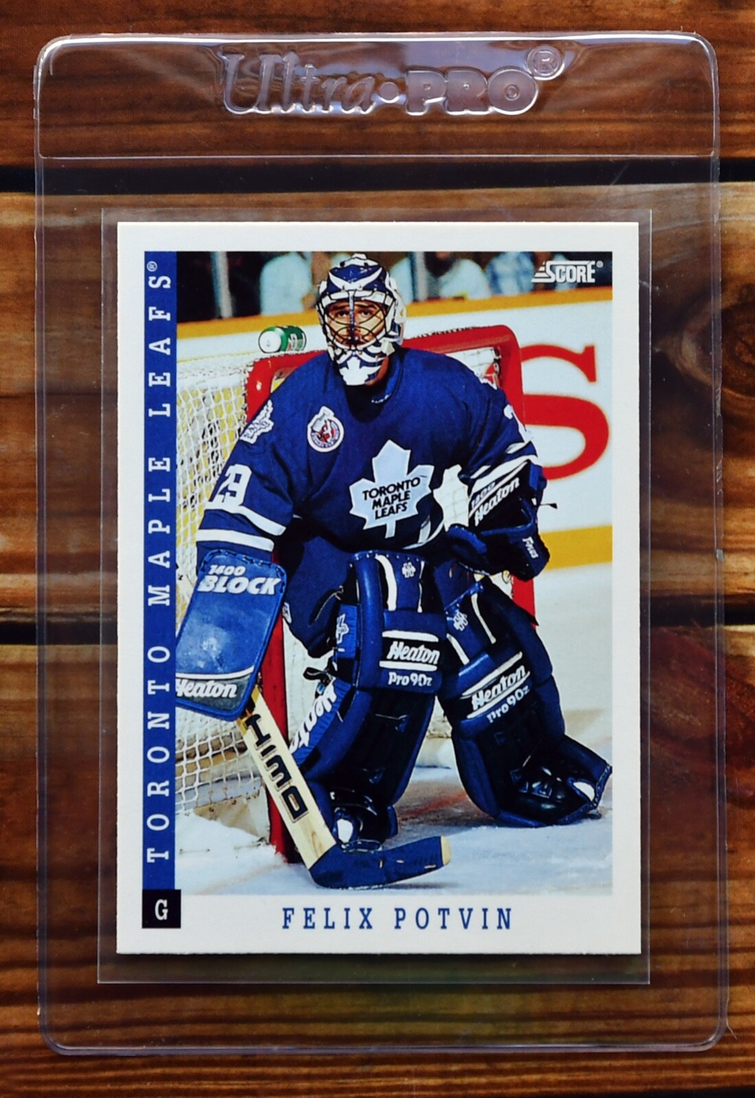 1993 1994 Score Felix Potvin Toronto Maple Leafs Hockey Card. NHL #5 ...
