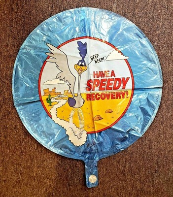 Vintage Road Runner Helium Balloon WB 1989 Warner Bros Mopar Beep Beep ...