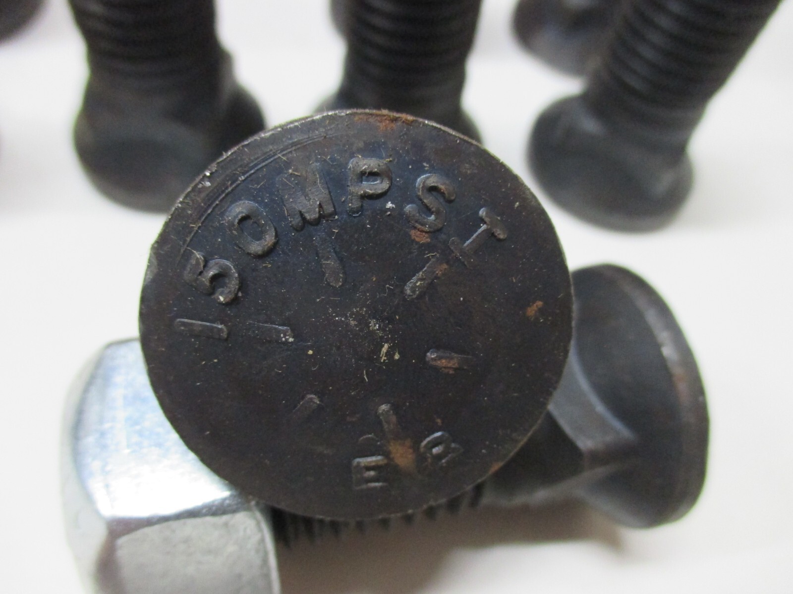 CUTTING EDGE BOLTS 9 BOLTS 7/8"-9 THREADS & 10 LOCKING NUTS NEW | eBay