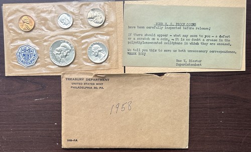 1958 United States Proof Sets in Original Packaging | eBay