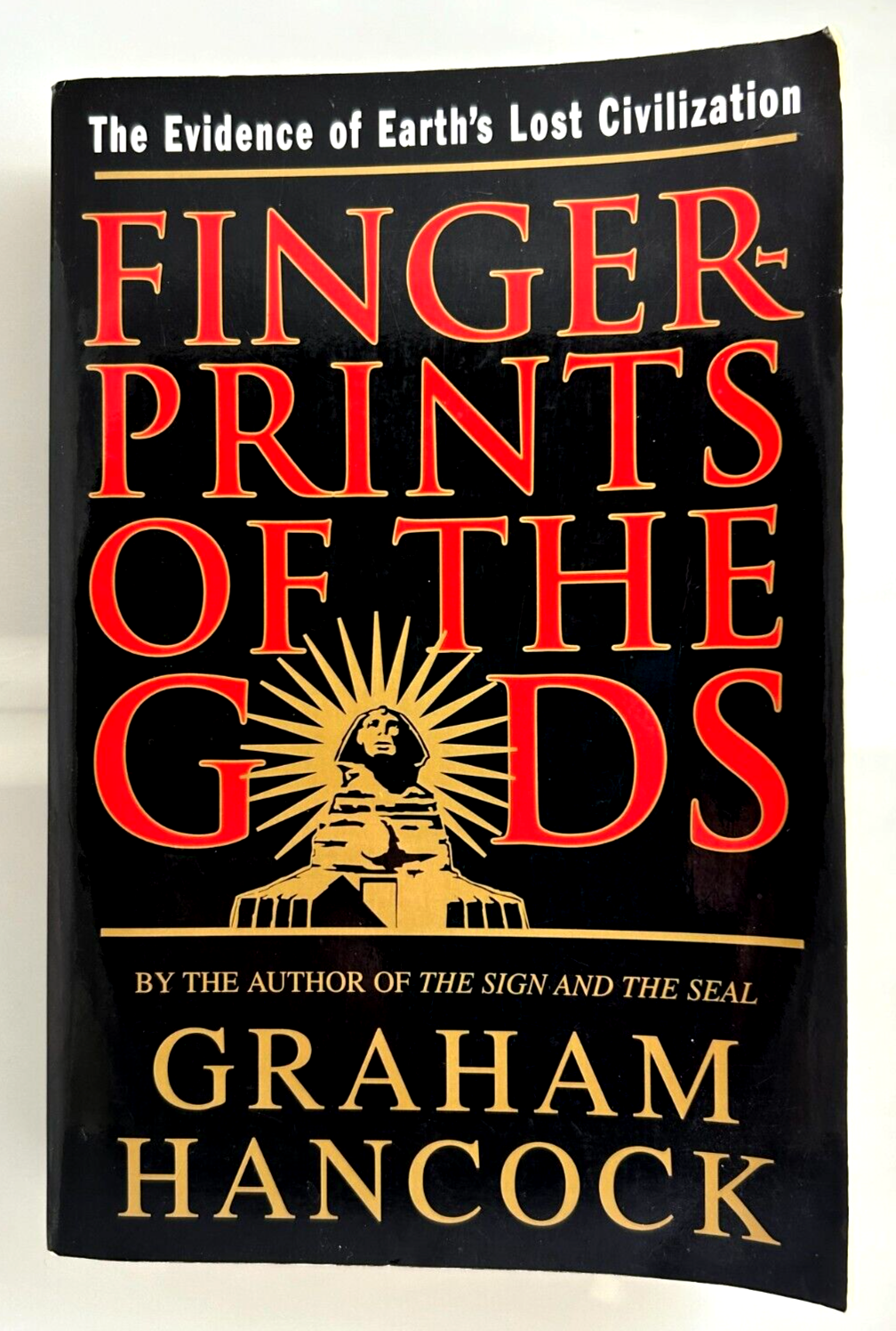 Fingerprints of the Gods By Graham Hancock - PB 1995 | eBay